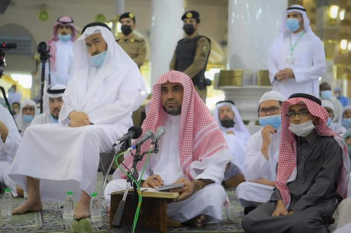 Sheikh Abdul Rahman Al Sudais Delivered His Monthly Dars in Masjid Al Nabawi, Madinah | The ...
