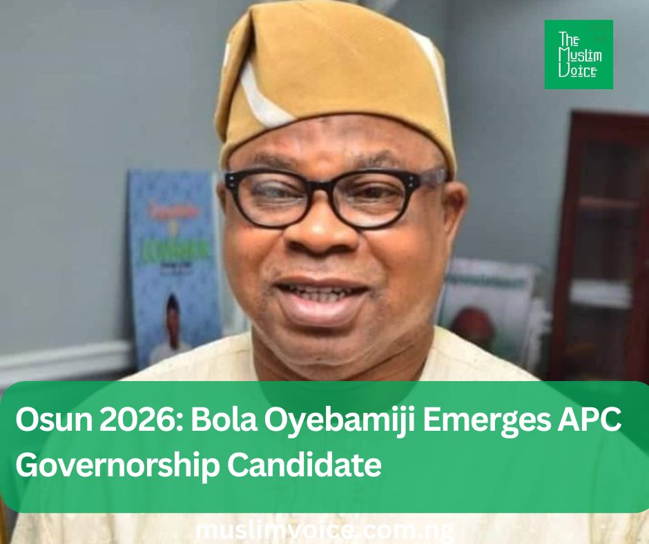 Osun 2026: Bola Oyebamiji Emerges APC Governorship Candidate | The ...