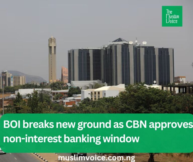 BOI breaks new ground as CBN approves non-interest banking window | The ...
